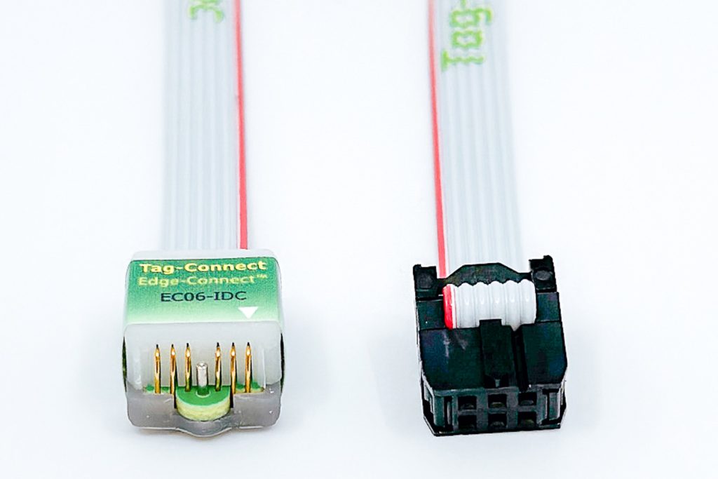 EC10-IDC 10-pin Castellated Board-Edge Connector | Tag-Connect