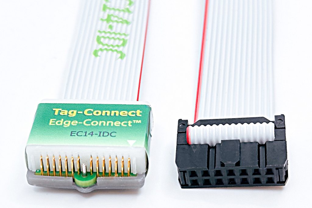 EC10-IDC 10-pin Castellated Board-Edge Connector | Tag-Connect