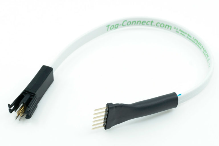 6 pin MCU/DSP/FPGA programming cables | Tag-Connect
