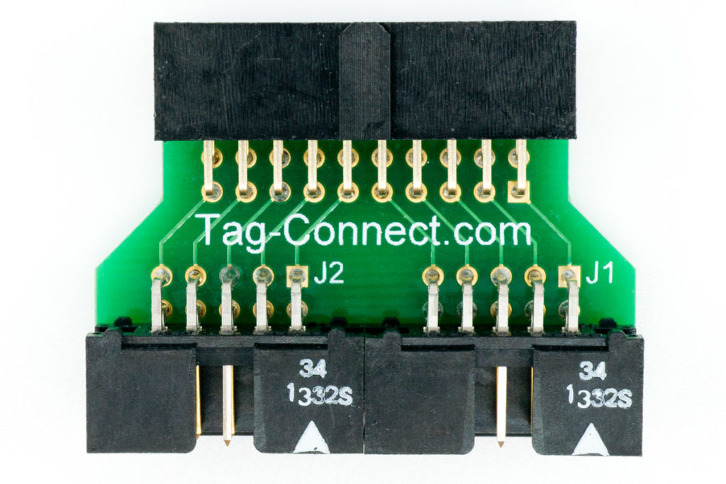 TC2050-2X10 0.1" 20-pin to 2 x 10-Pin Header Adapter | Tag-Connect