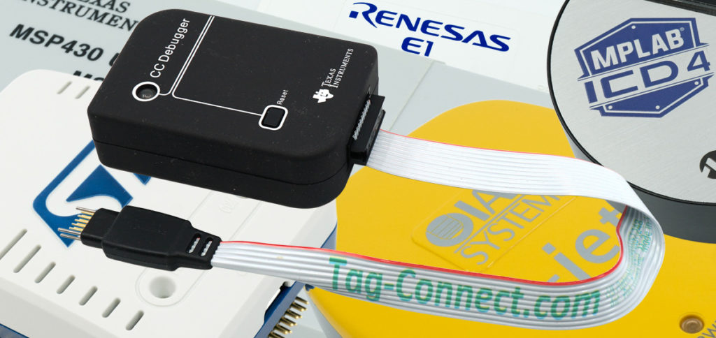 MCU/FPGA/DSP programming cables, adapters, small footprint | Tag-Connect