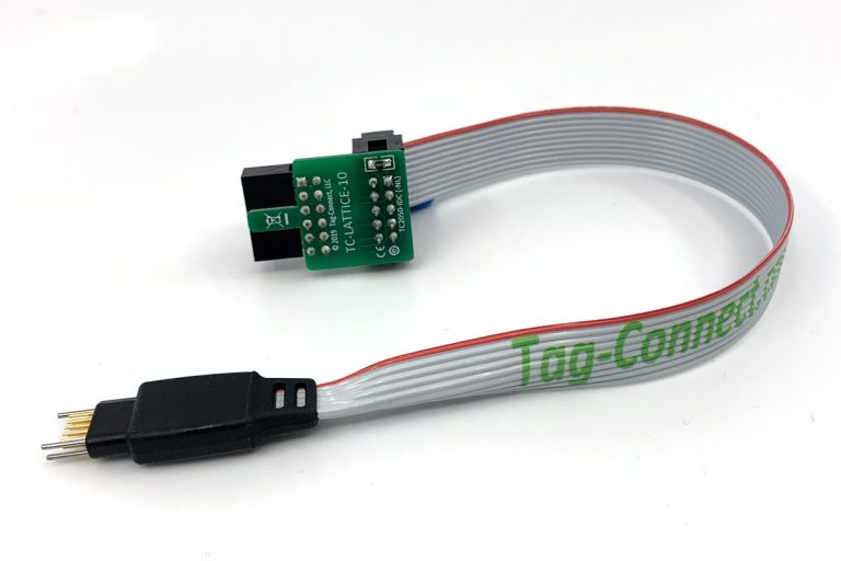 TC-LATTICE-10 adapter for TC2050 & HW-USBN-2B debugger | Tag-Connect