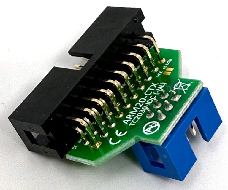 ARM20-CTX-M 20-Pin Male to TC2030-IDC Adapter for Cortex | Tag-Connect