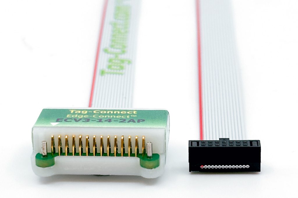 ECV3-14-2AP-IDC-050 14-pin Castellated Edge Connector | Tag-Connect